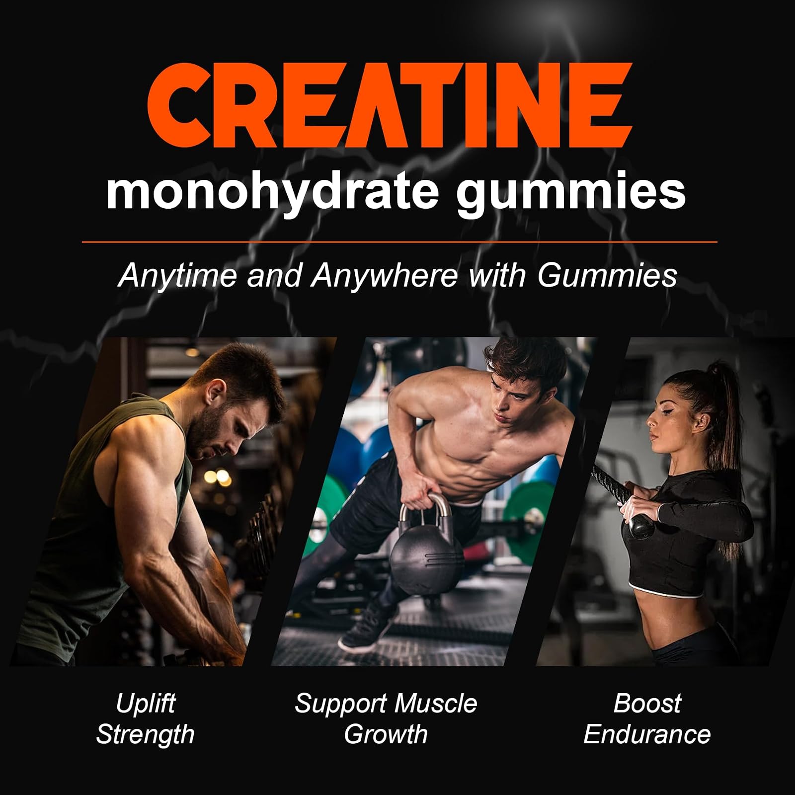 Delicious creatine gummies for athletes