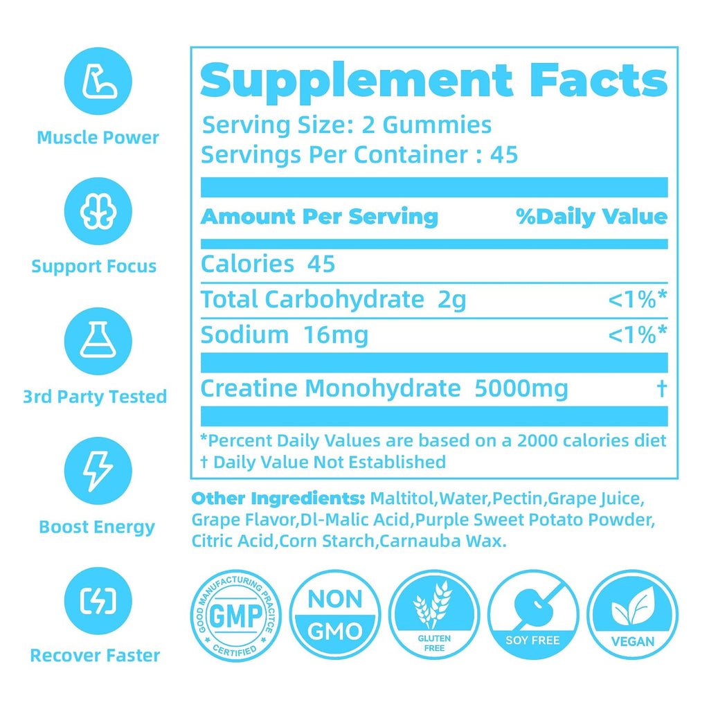 delicious creatine gummies for athletes