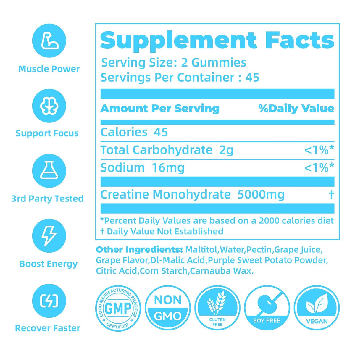 delicious creatine gummies for athletes