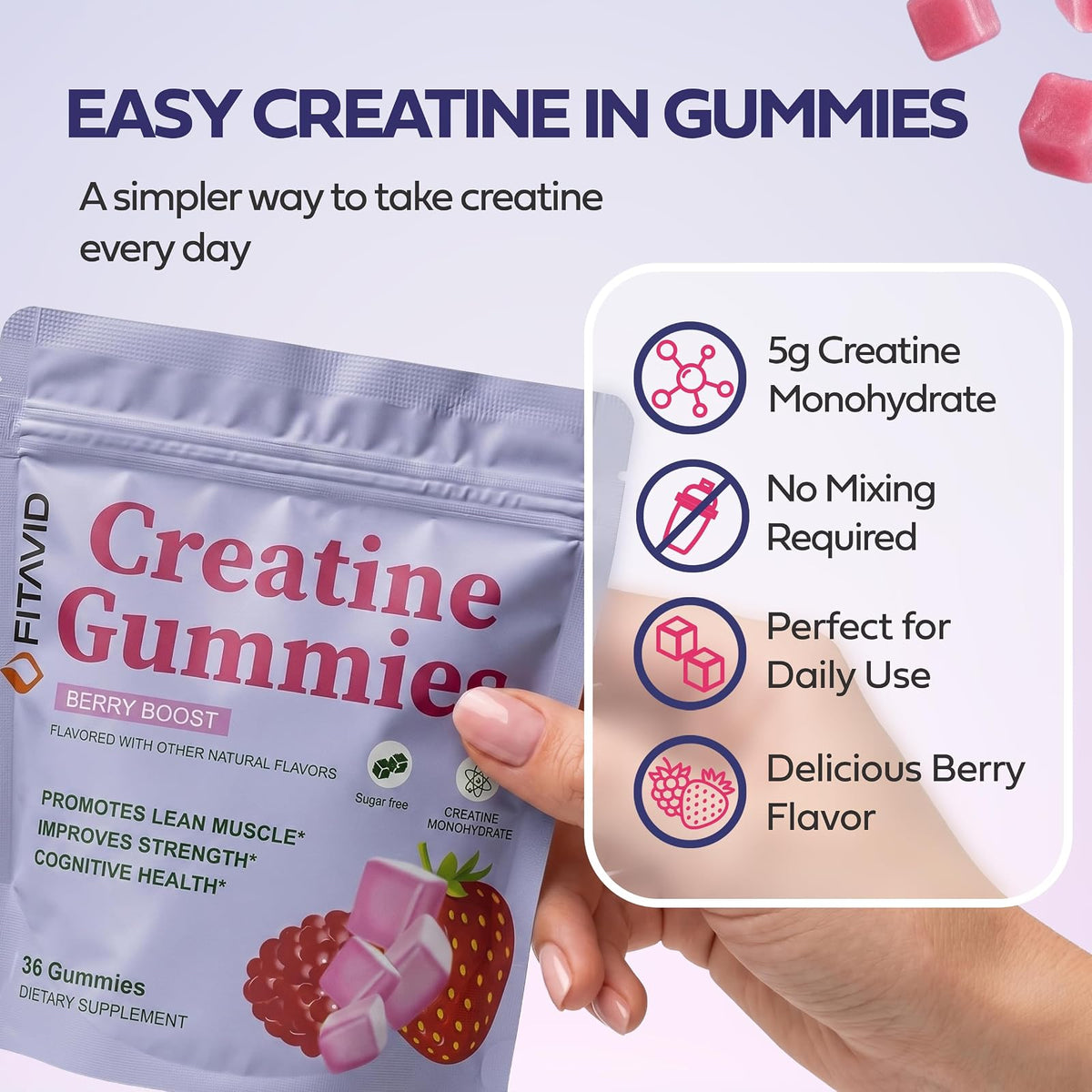delicious creatine gummies for athletes