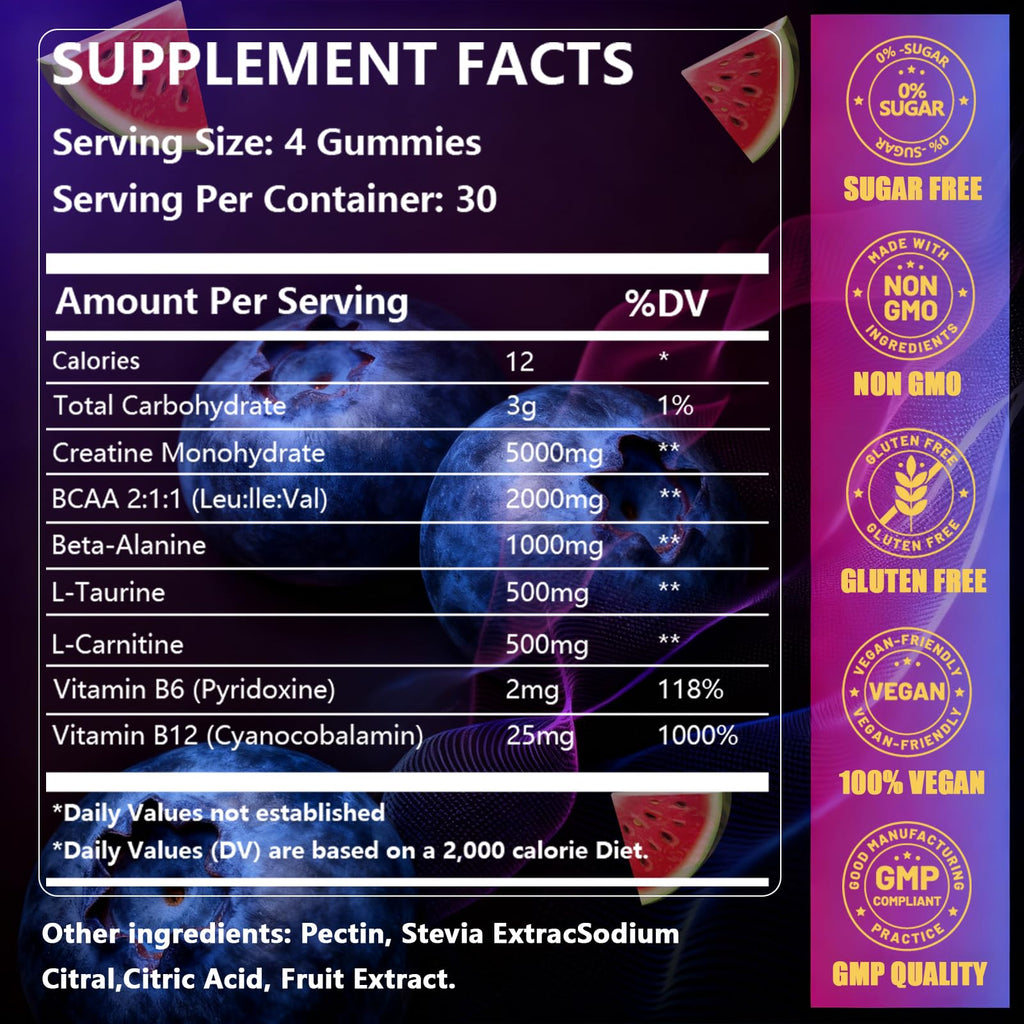 delicious creatine gummies for athletes