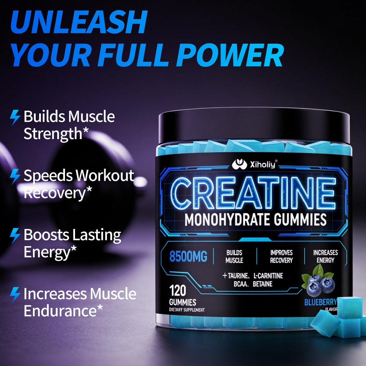 delicious creatine gummies for energy
