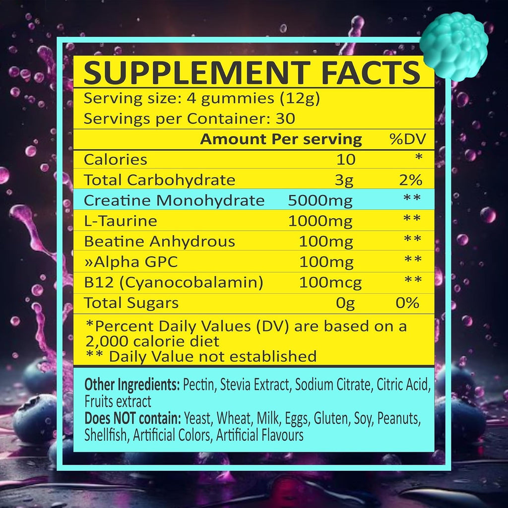 delicious creatine gummies for fitness