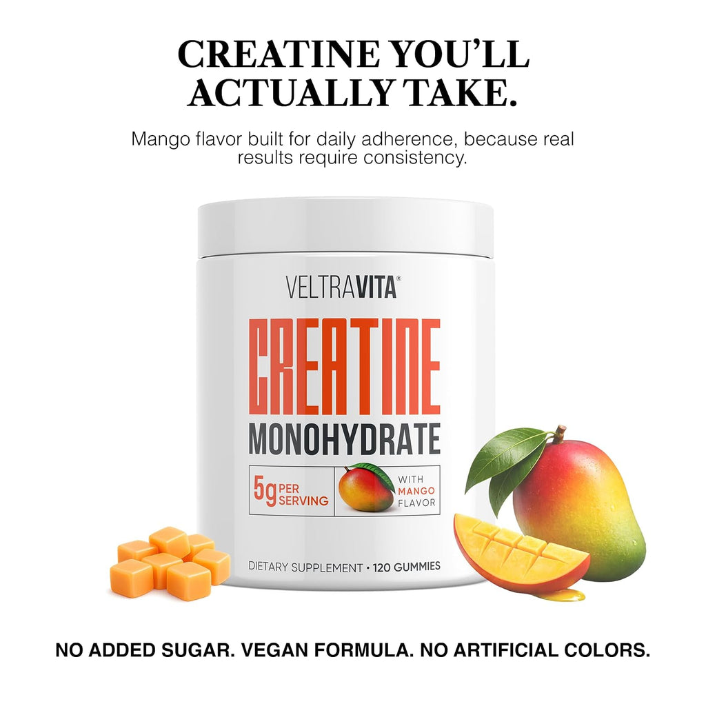 Delicious creatine gummies for fitness