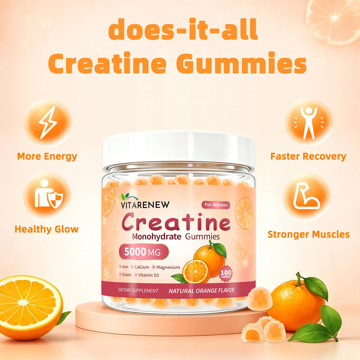 delicious creatine gummies for muscle growth