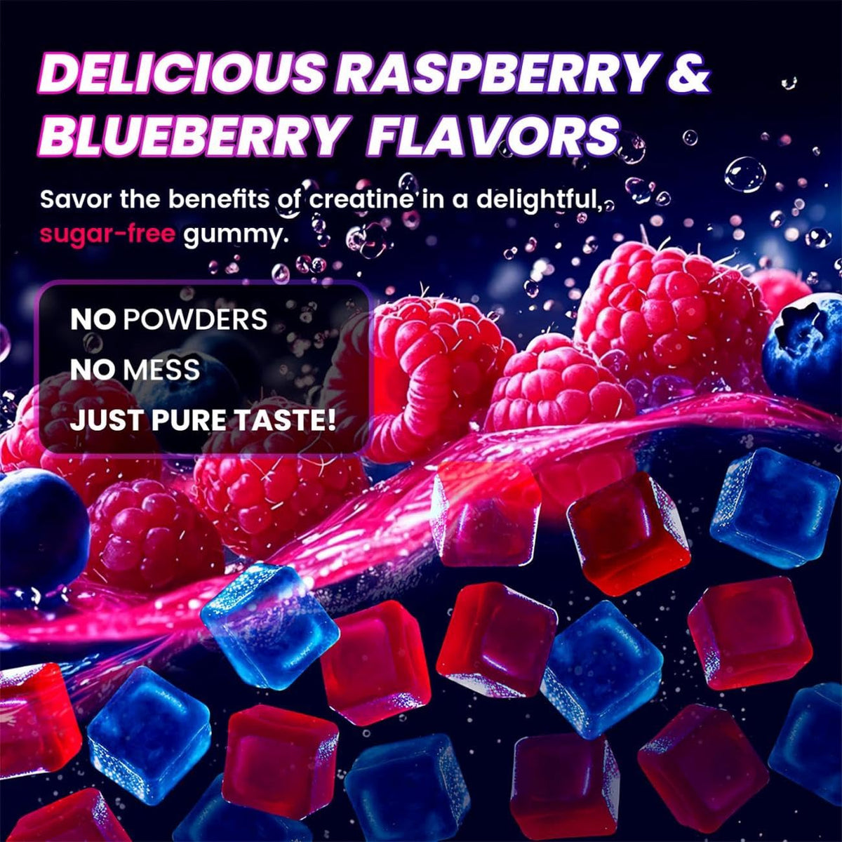 Delicious creatine gummies for performance