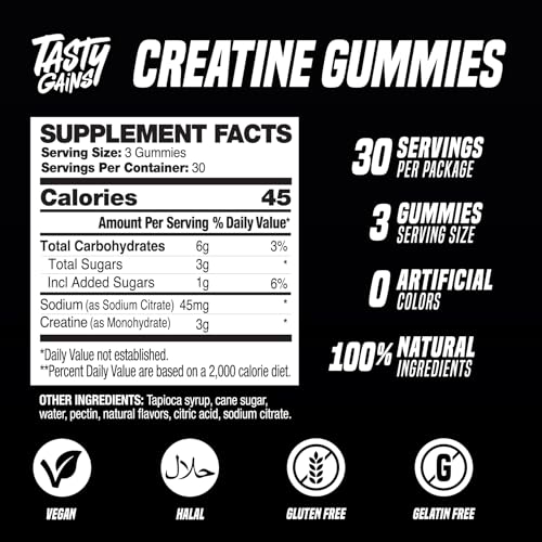 delicious creatine gummies for workout recovery