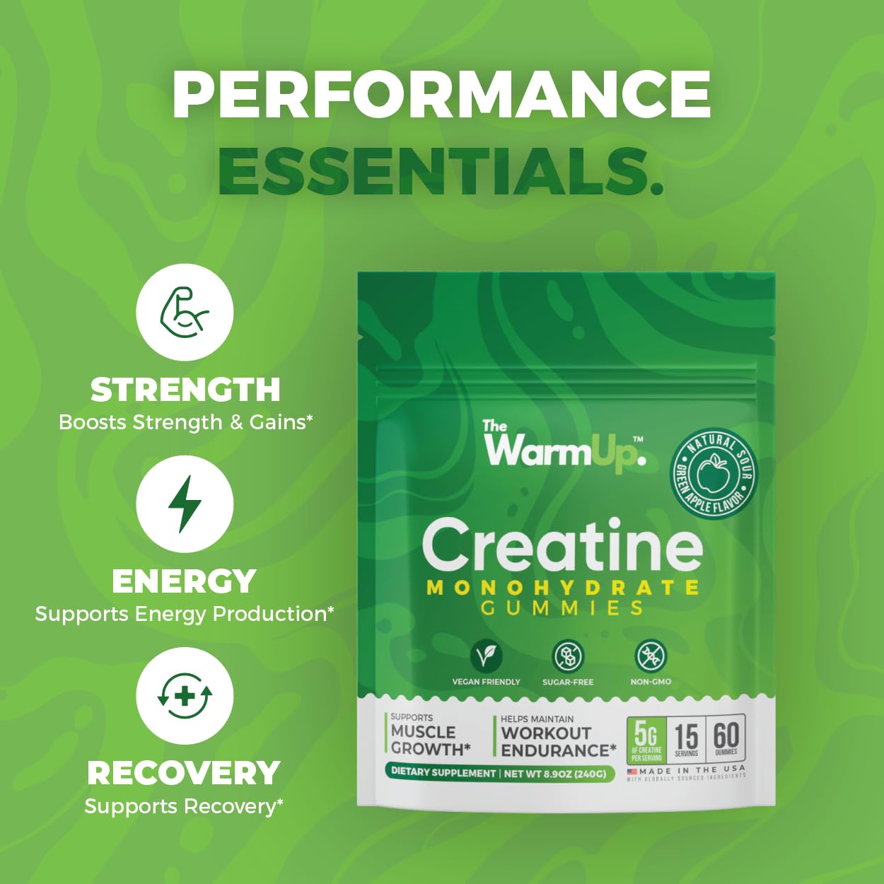 delicious creatine gummies for workout recovery