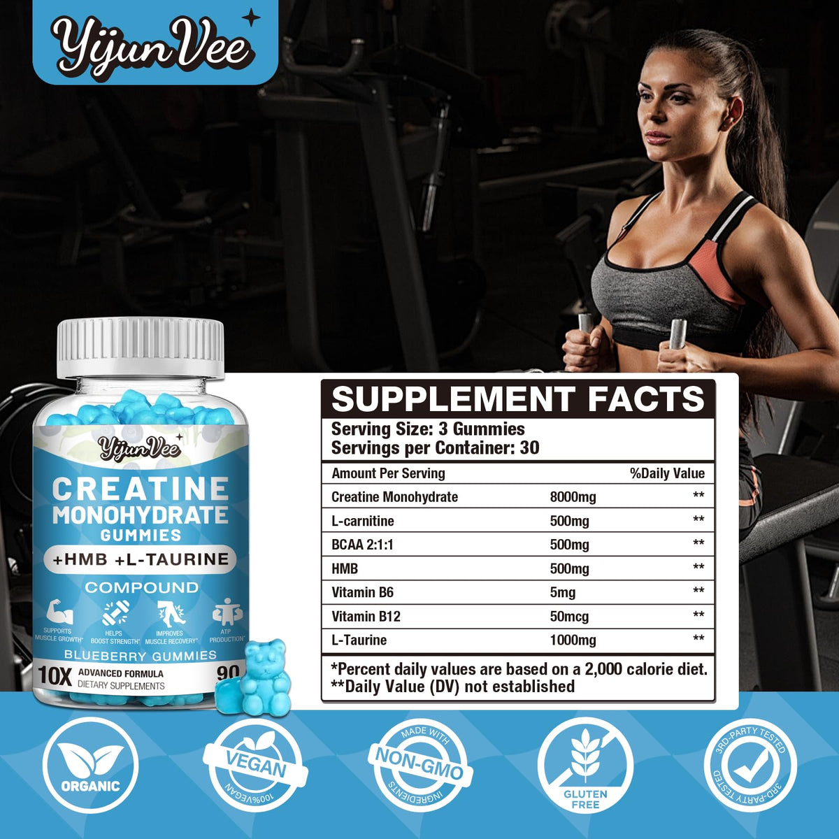 delicious creatine gummies for workout recovery