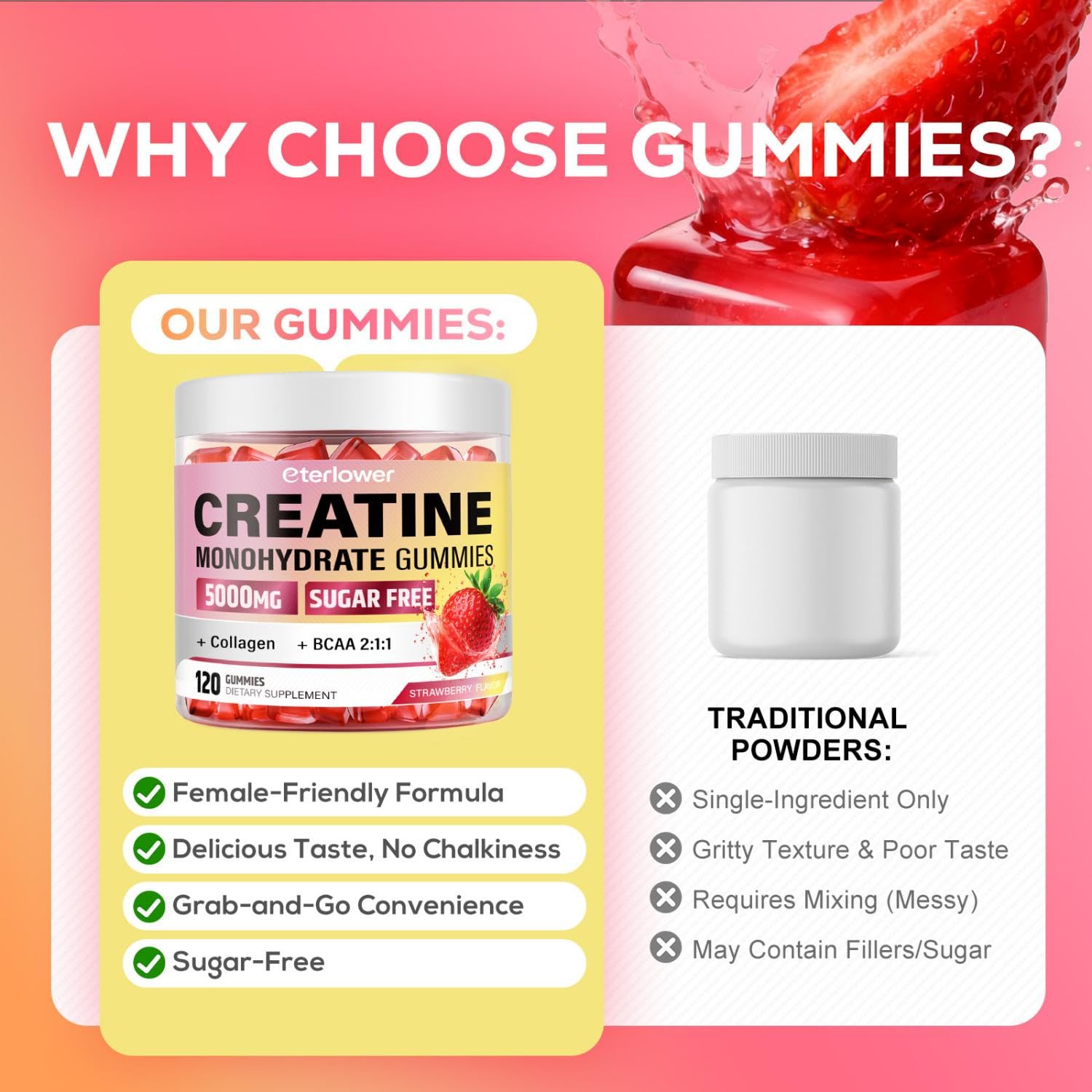 Delicious creatine gummies for workouts