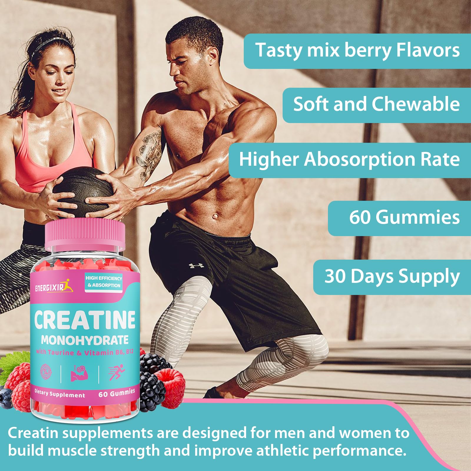 delicious creatine gummies for workouts