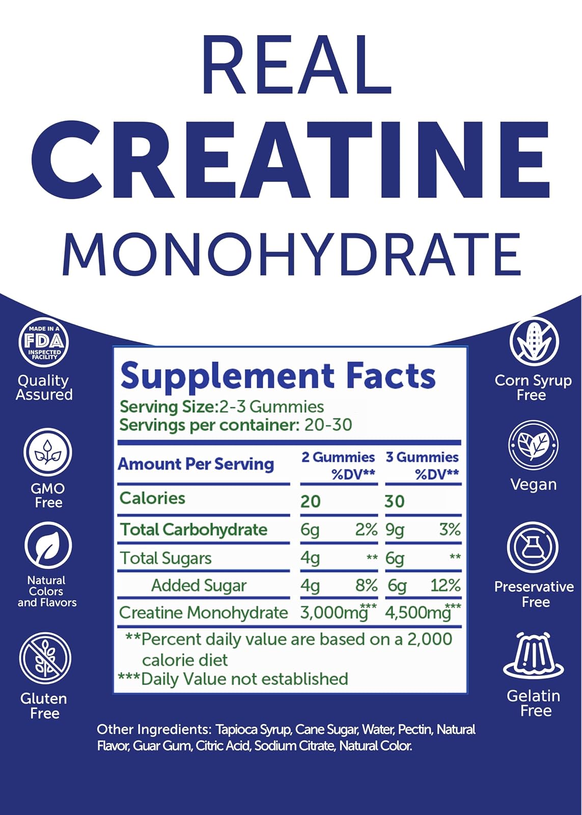 Delicious creatine gummies for workouts
