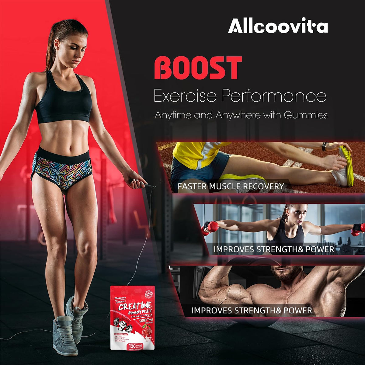 Delicious creatine gummies for workouts