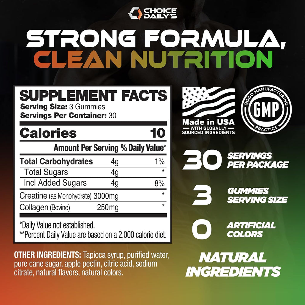 delicious creatine gummies for workouts