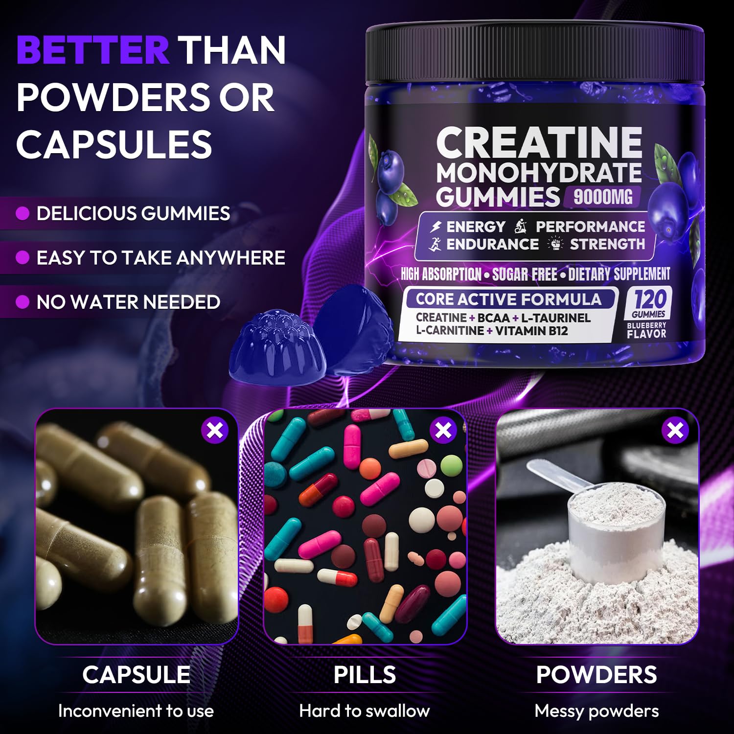 delicious creatine gummies for workouts
