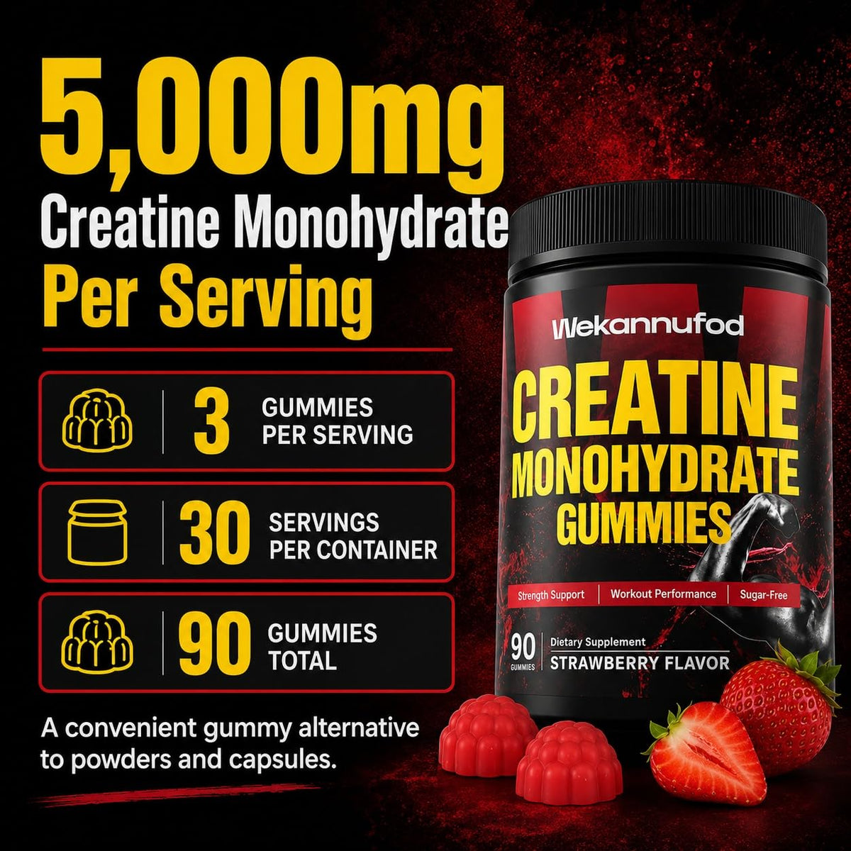 delicious creatine gummies for workouts