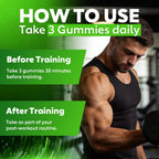 Delicious creatine monohydrate gummies