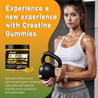 Delicious creatine monohydrate gummy supplements