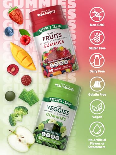 delicious daily fruit and veggie gummies