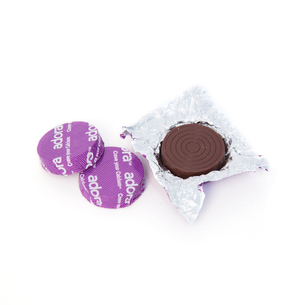 delicious dark chocolate calcium chews