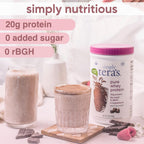 delicious dark chocolate protein supplement