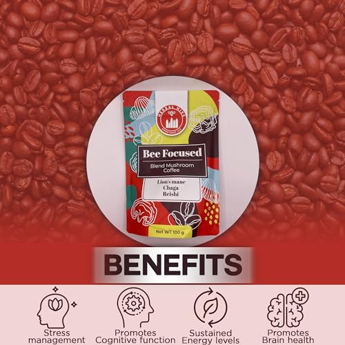 delicious dark roast mushroom beverage