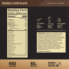 delicious double chocolate protein gainer