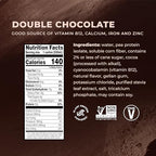 delicious double chocolate protein shake