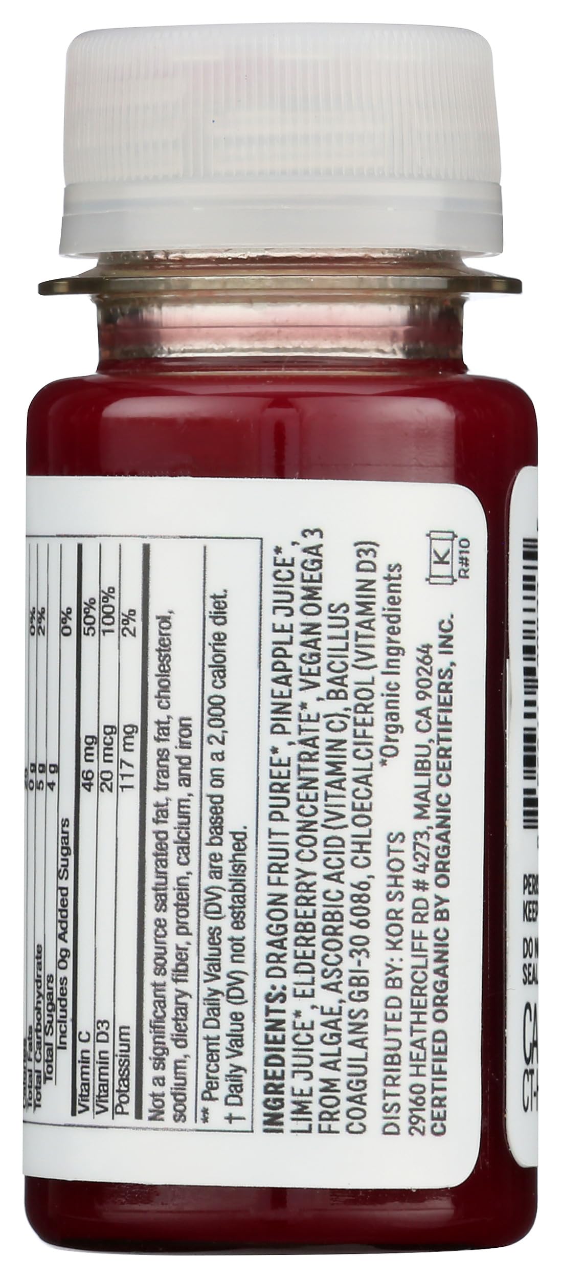 delicious dragon fruit elderberry blend