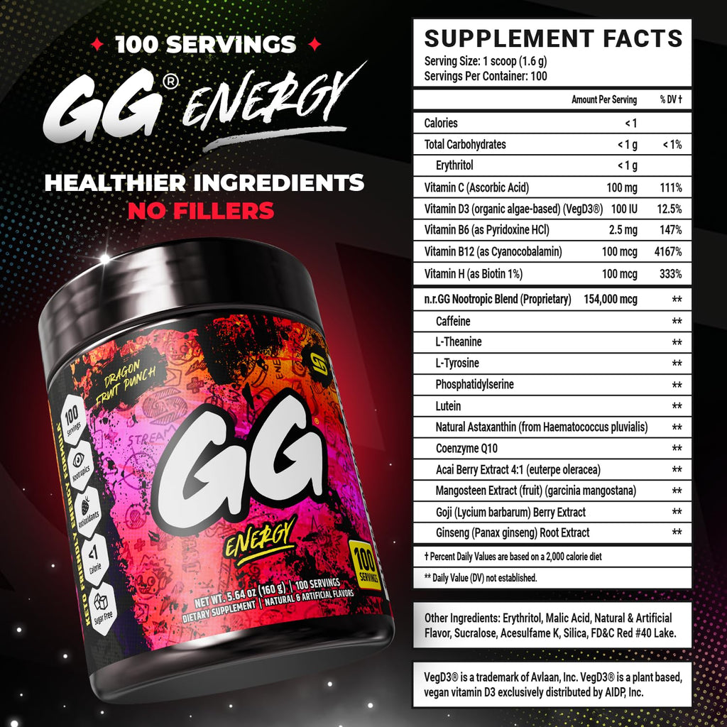 delicious dragonfruit punch energy mix