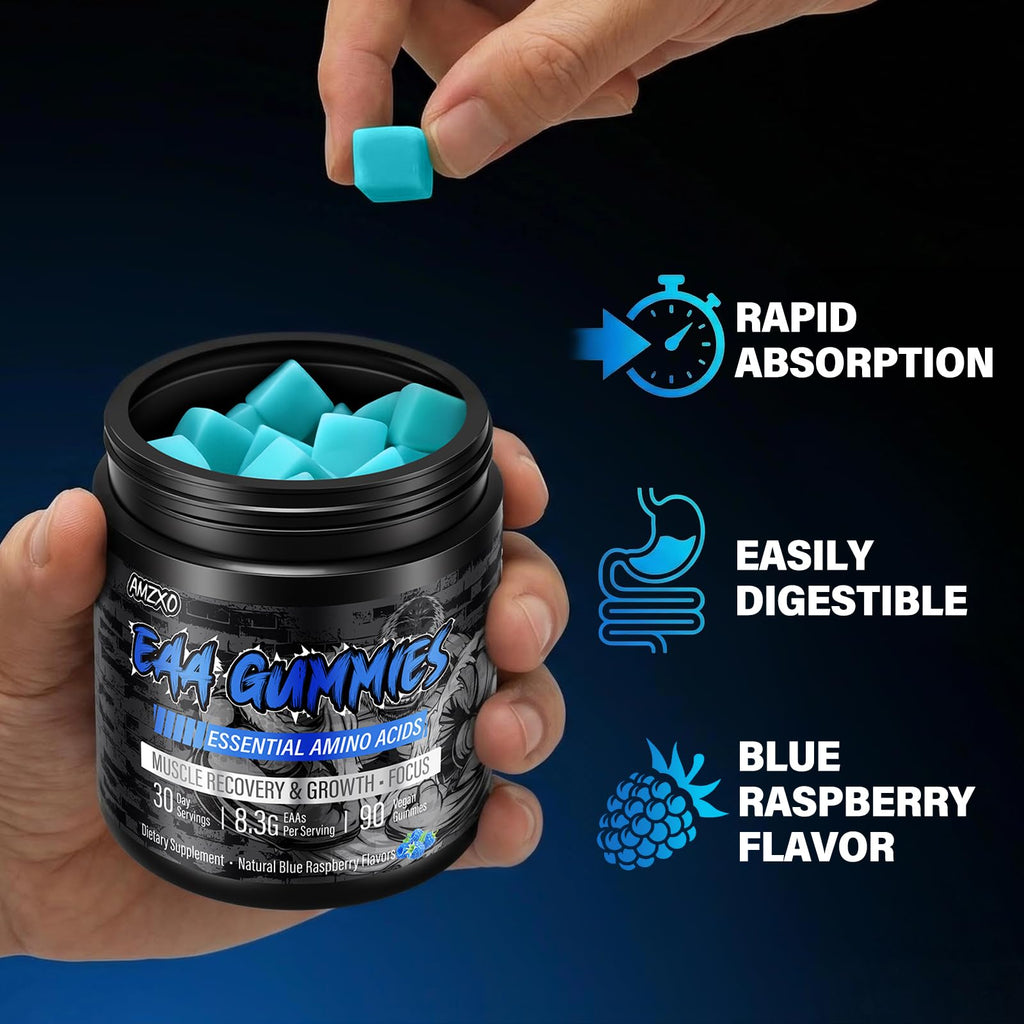 Delicious EAA gummies for workouts