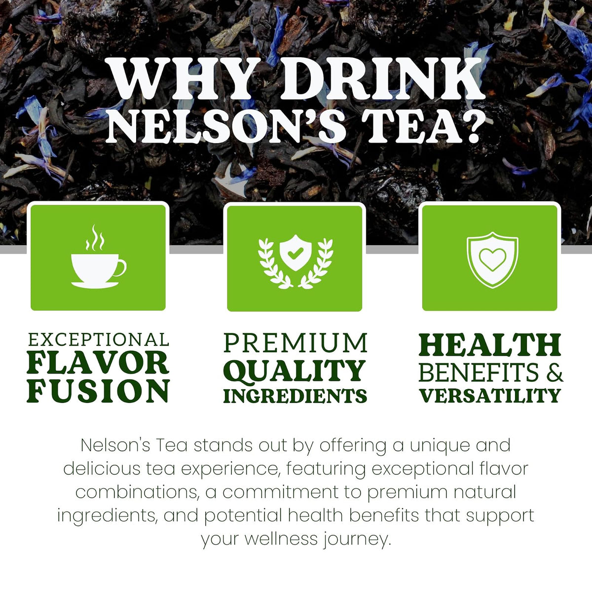 delicious Earl Grey herbal infusion