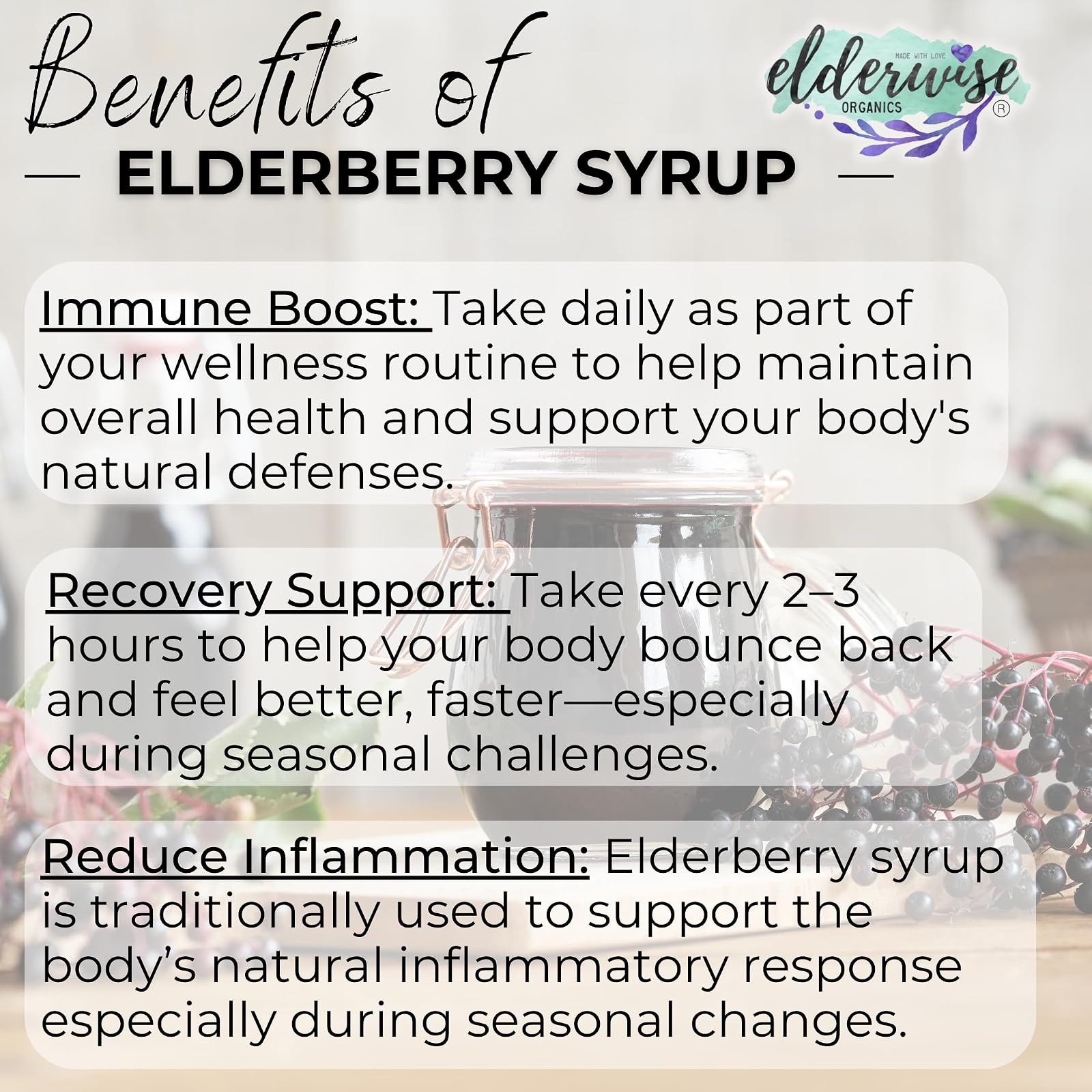 delicious elderberry aronia berry blend