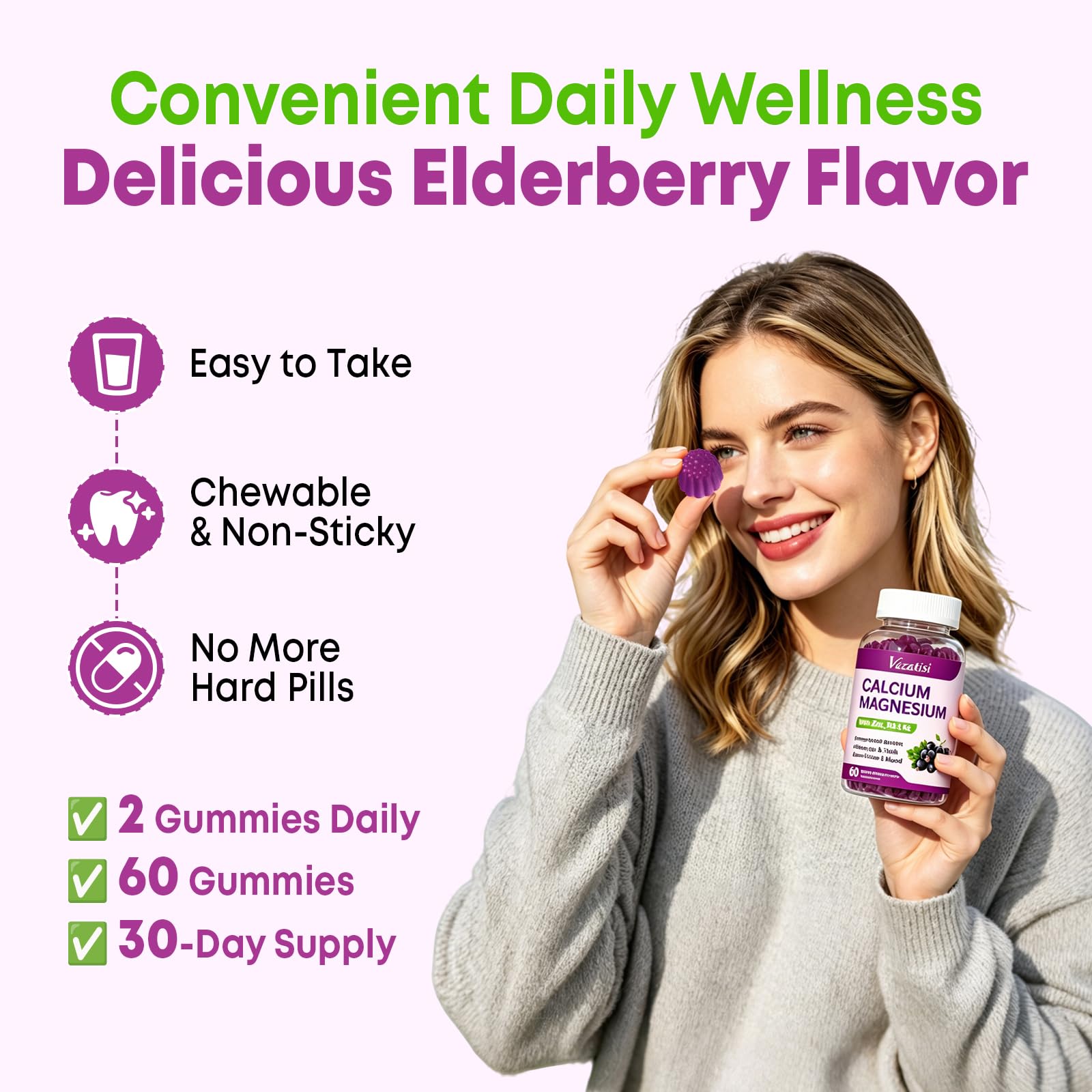 delicious elderberry flavour vitamins