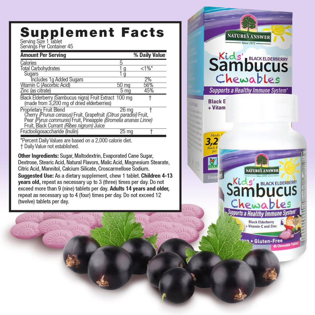 delicious elderberry for children