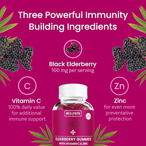 Delicious elderberry gummies for adults