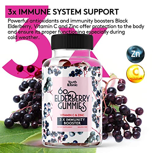 Delicious elderberry gummies for boosting health