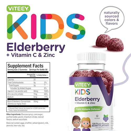 delicious elderberry gummies for children