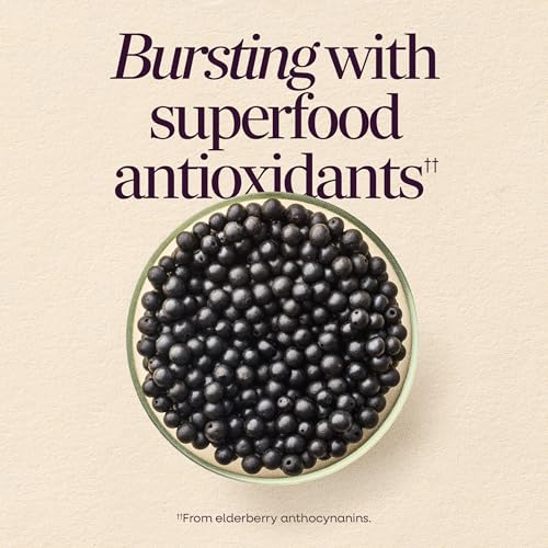 delicious elderberry gummies for children