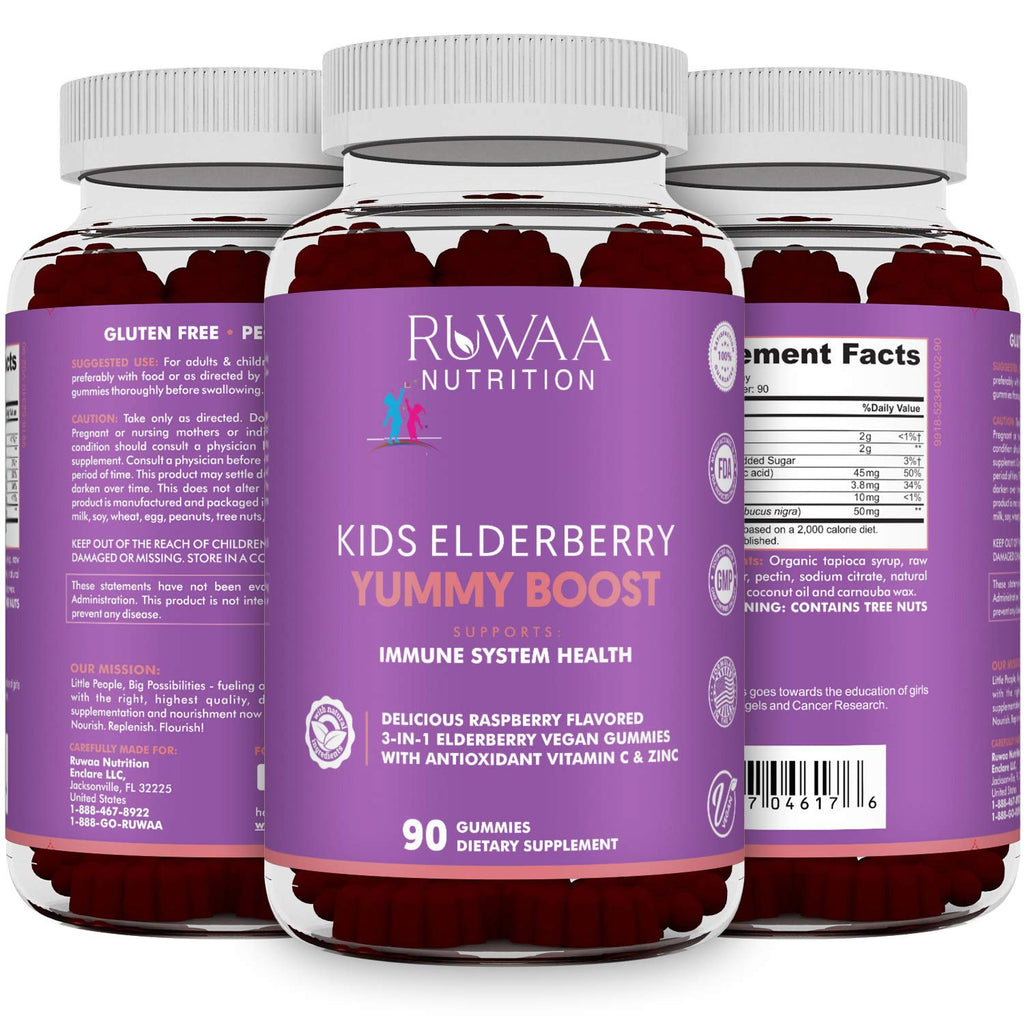 delicious elderberry gummies for children