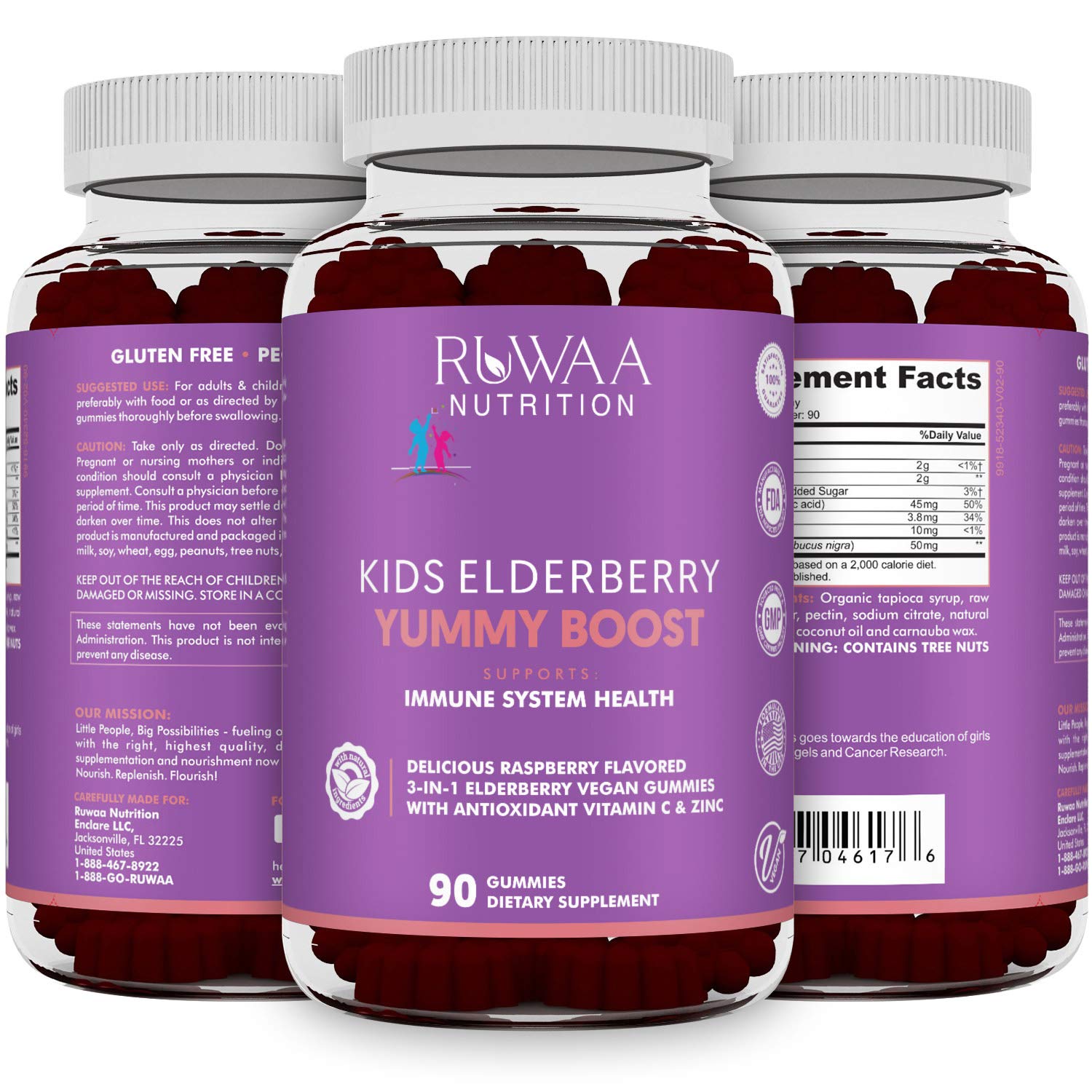 delicious elderberry gummies for children