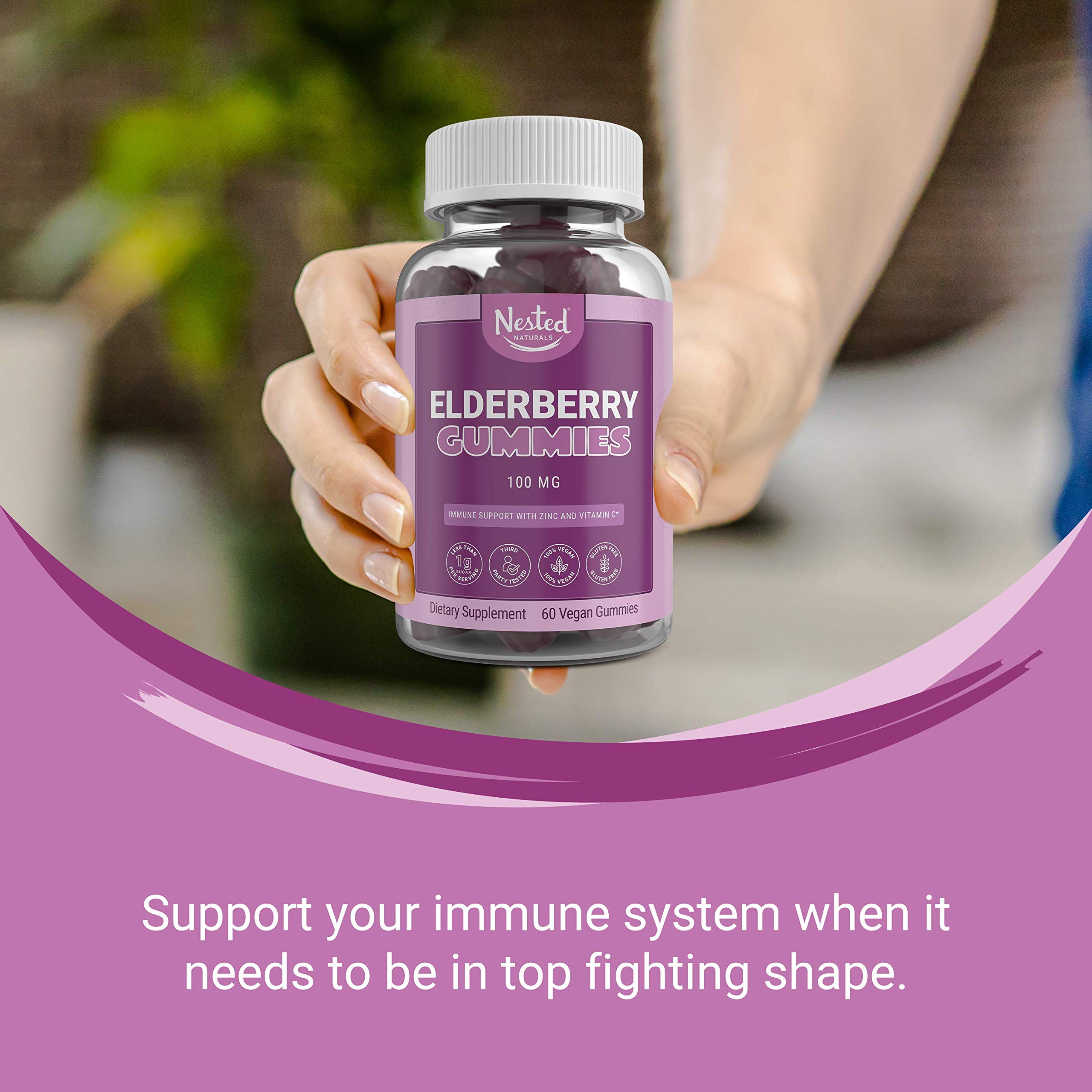 delicious elderberry gummies for daily health