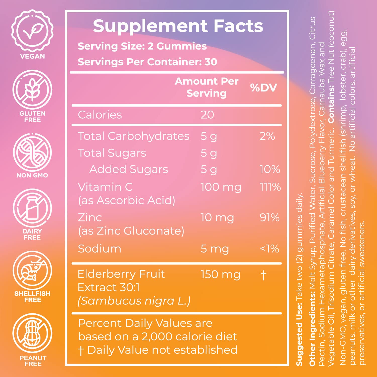 delicious elderberry gummies for daily health