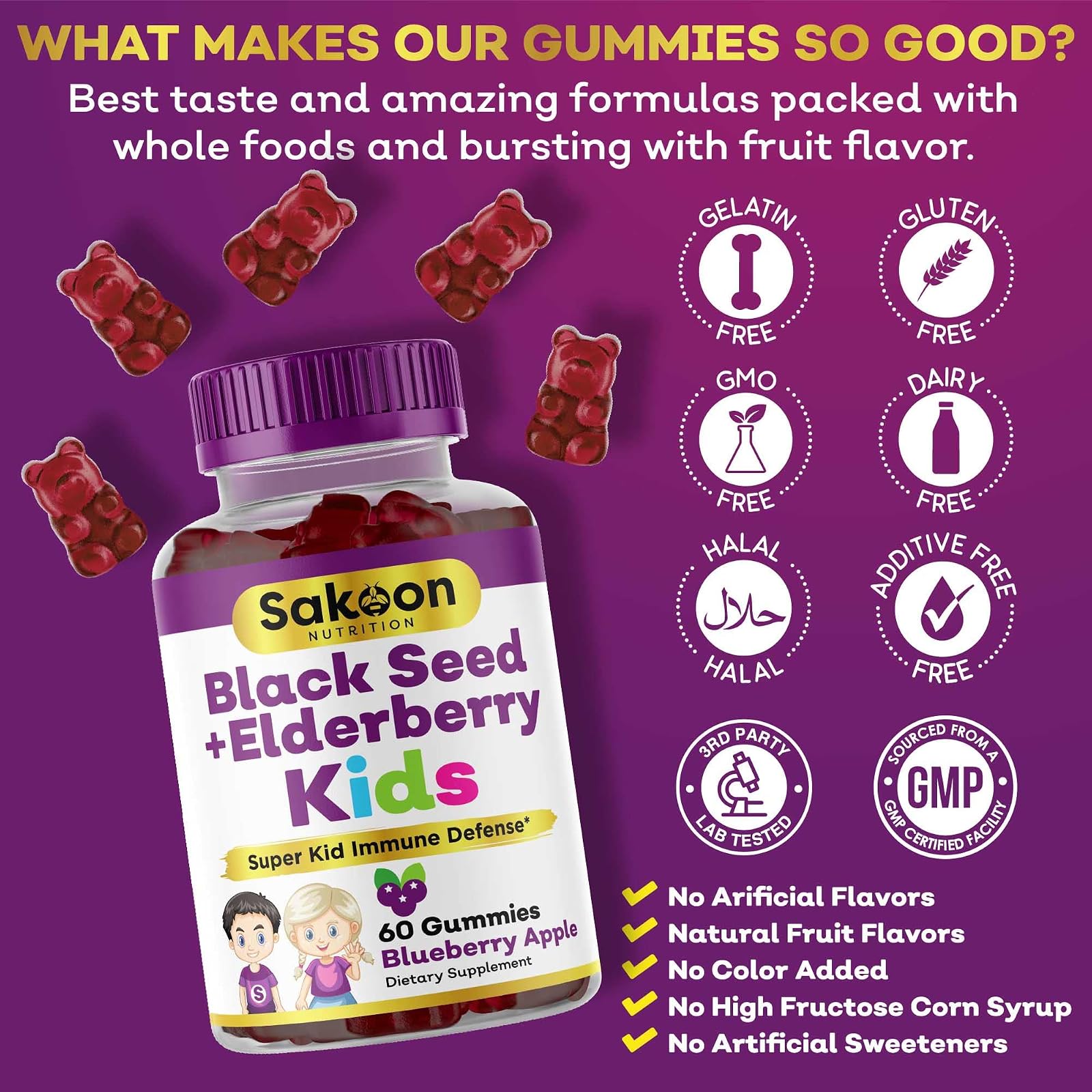 delicious elderberry gummies for daily health