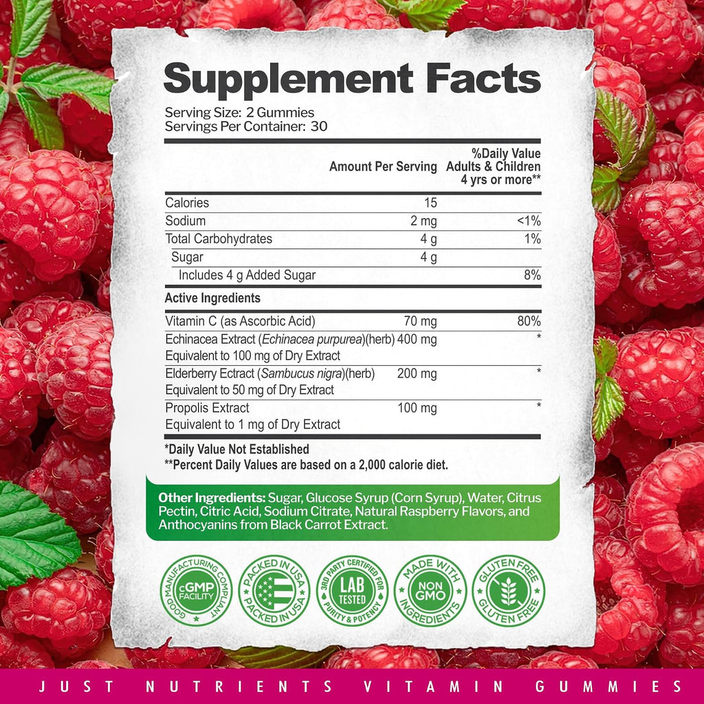 Delicious elderberry gummies for daily health