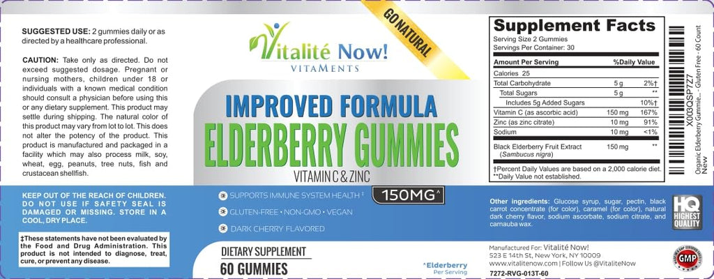 delicious elderberry gummies for daily use