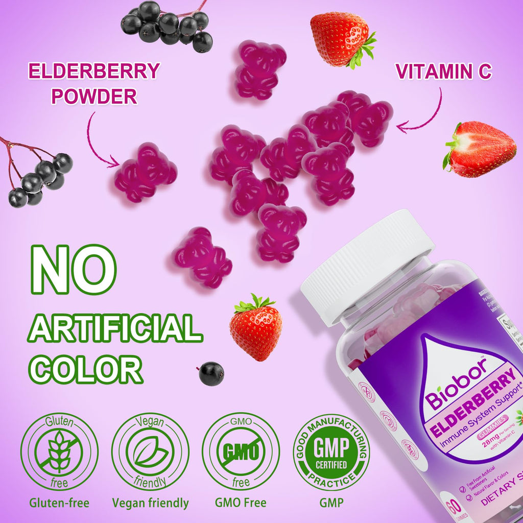 delicious elderberry gummies for daily use