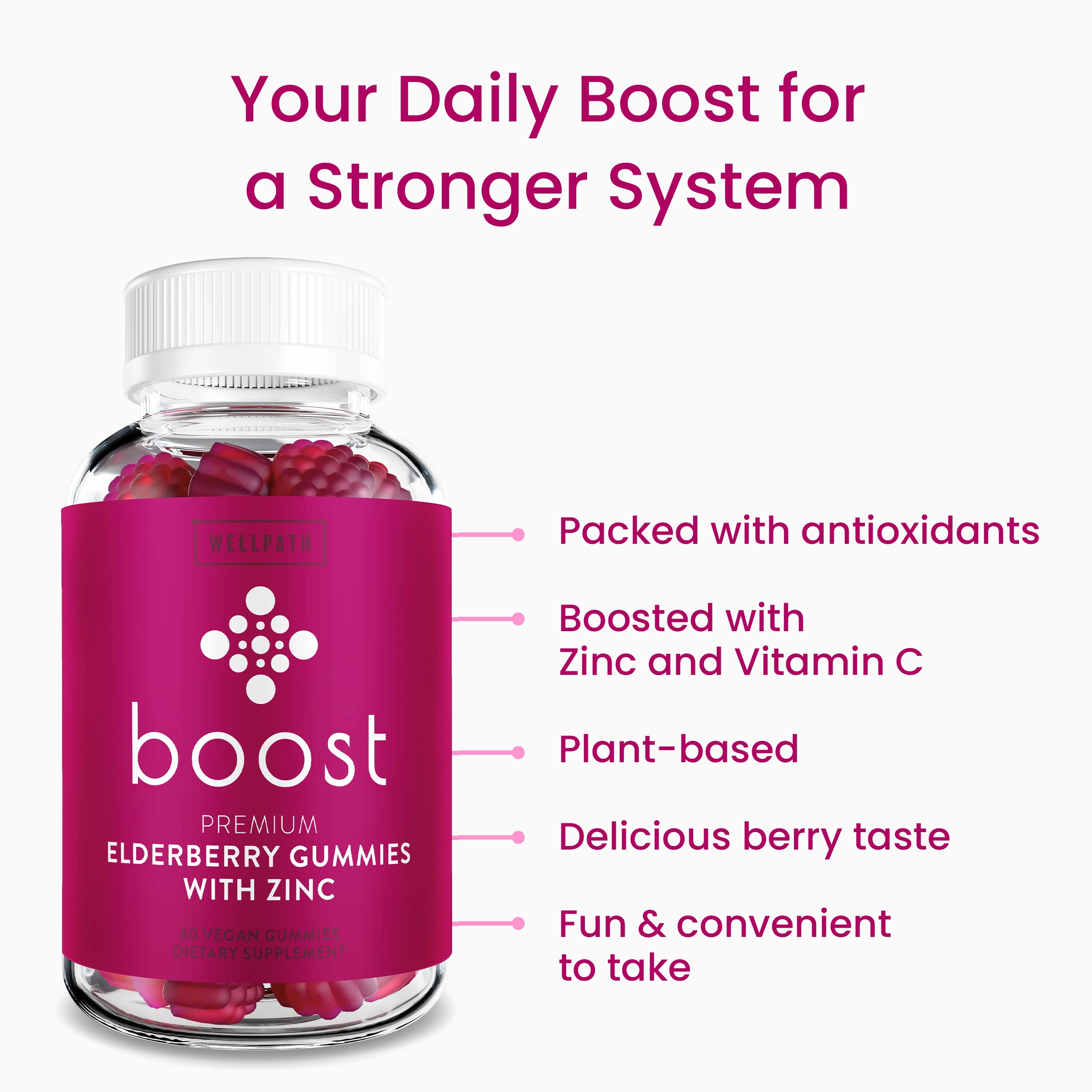 Delicious elderberry gummies for everyday health