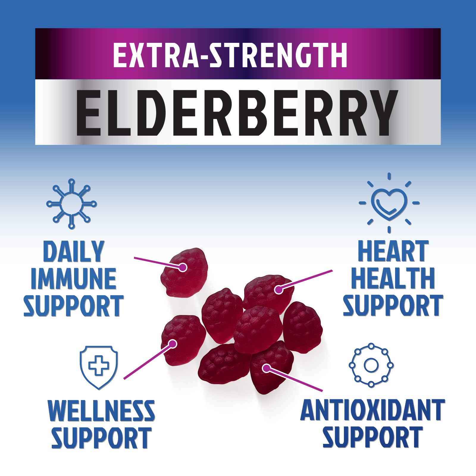 delicious elderberry gummies for family health