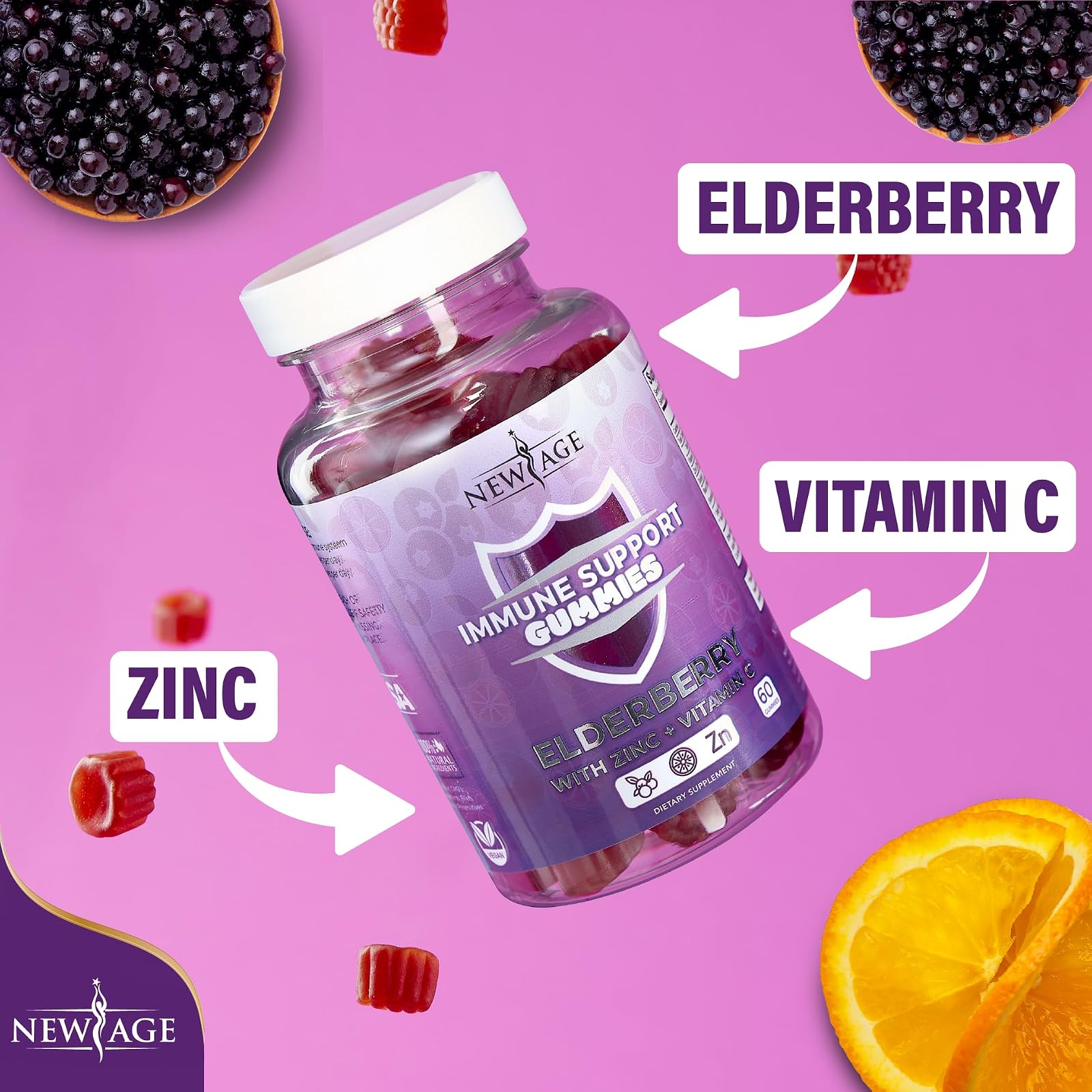 delicious elderberry gummies for health